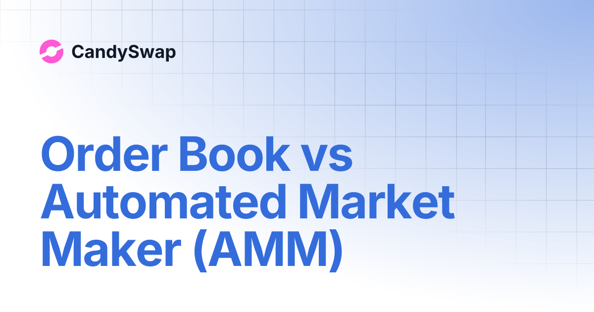 Order Book vs Automated Market Maker (AMM) | CandySwap