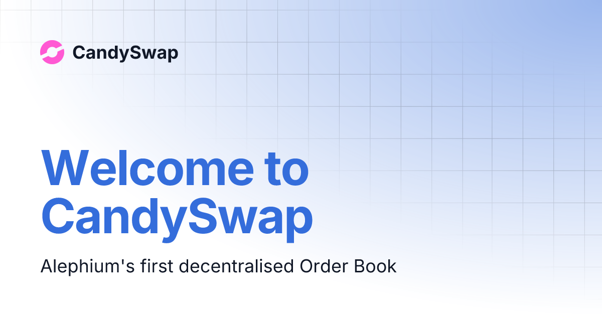 Welcome to CandySwap | CandySwap