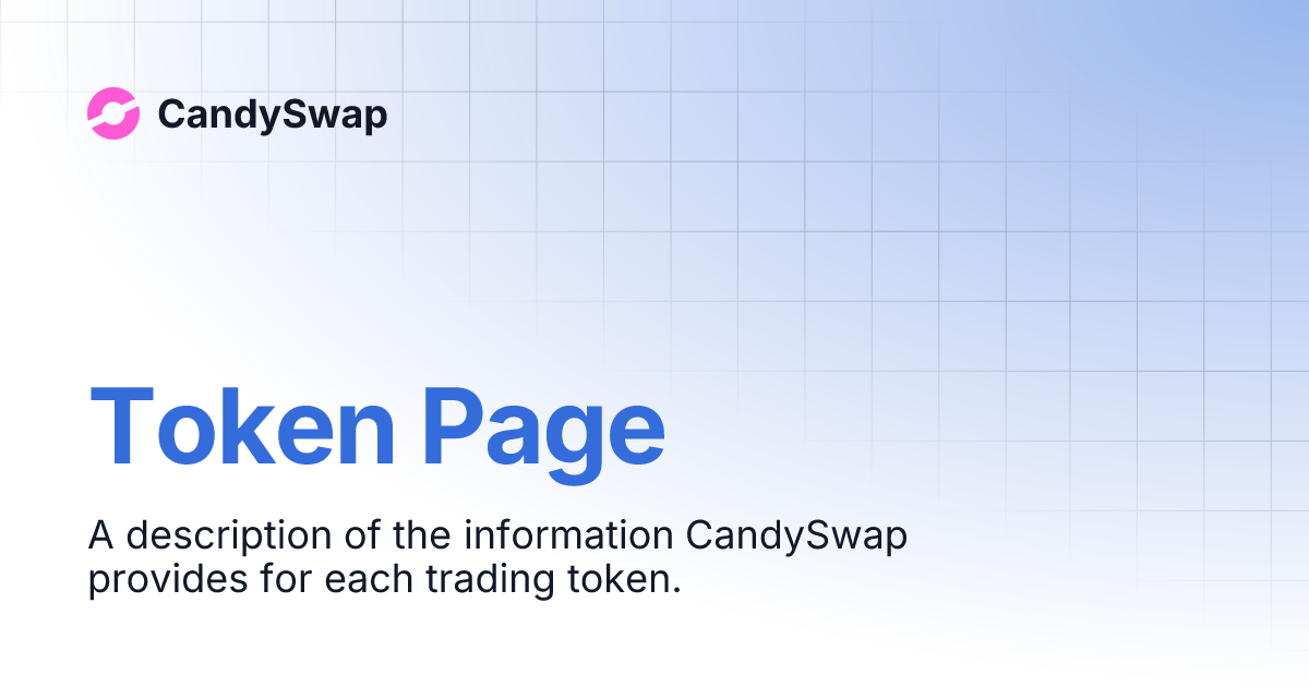 Token Page | CandySwap